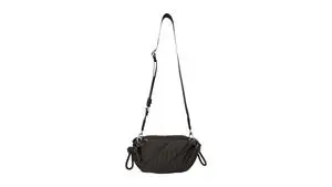 GANNI Quilted Tech Crossbody Bag - Black