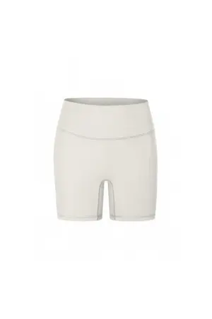 GOD SAVE QUEENS Second Skin Studio Biker Shorts Ivory