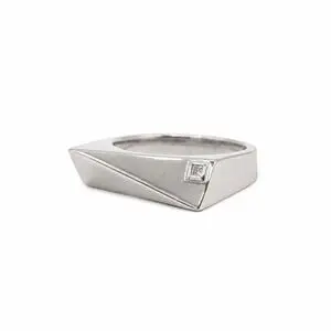 CIER Flex Diamond Ring - Silver