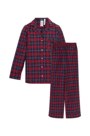 Polo Ralph Lauren Two-piece Pajamas With Logo - Red