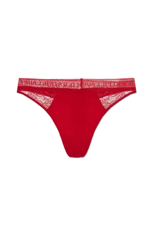 Polo Ralph Lauren Lace Thongs - Red