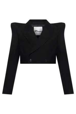 Comme Des Garçons Wool Double-breasted Blazer