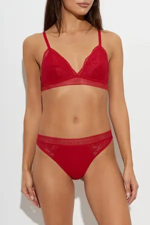 Polo Ralph Lauren Lace Bra - Red
