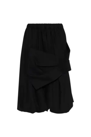 Comme Des Garçons Wool Skirt - Black