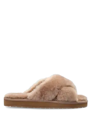 EMU AUSTRALIA Futrzane Slippers ‘kendall Comfort - Beige