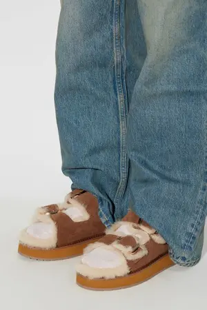 EMU AUSTRALIA Suede 'cabello' Platform Slides