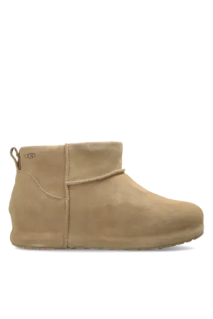 UGG Suede Snow Boots ‘classic Mini Enwrap - Beige