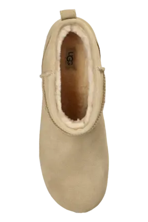 UGG Suede Snow Boots ‘classic Mini Enwrap
