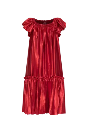 Comme Des Garçons Dress With Puff Sleeves