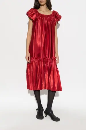 Comme Des Garçons Dress With Puff Sleeves