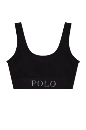 Polo Ralph Lauren Lingerie Bra With Logo - Black