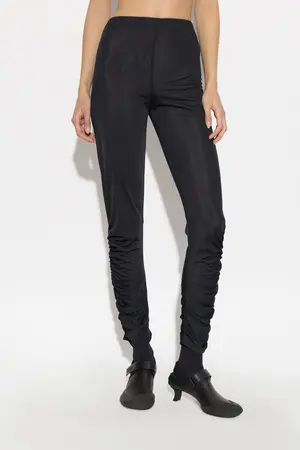Comme Des Garçons Trousers With Gathers