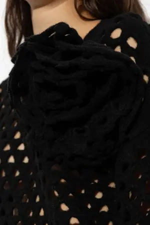 Blumarine Woolen Openwork Sweater