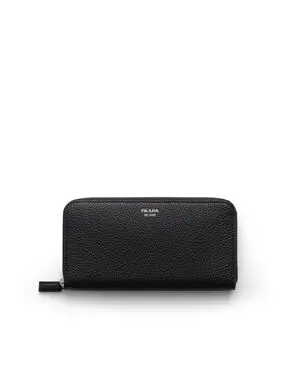 Prada Leather Wallet - Black
