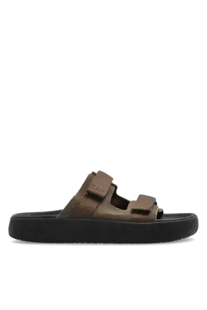 VEJA Arpoador Suede Soft’ Slides - Brown