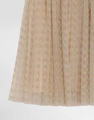 Dolce & Gabbana Silk Midi Skirt