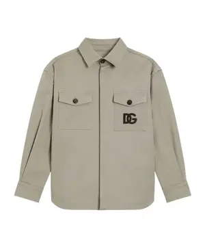 Dolce & Gabbana Dg Logo Shirt - Beige