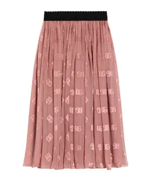Dolce & Gabbana Embroidered-logo Maxi Skirt