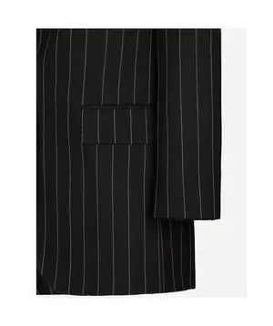 Dolce & Gabbana Pinstripe Padded-shoulder Blazer