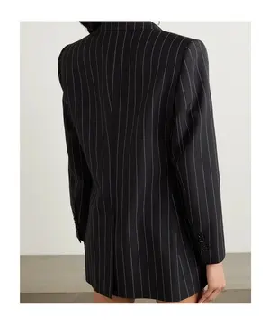 Dolce & Gabbana Pinstripe Padded-shoulder Blazer