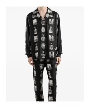 Dolce & Gabbana Dolce Gabbana Printed Long Sleeve Shirt