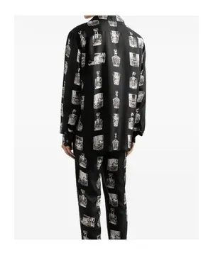 Dolce & Gabbana Dolce Gabbana Printed Long Sleeve Shirt