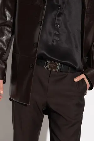 Dolce & Gabbana Dolce Gabbana Logo Plaque Belt