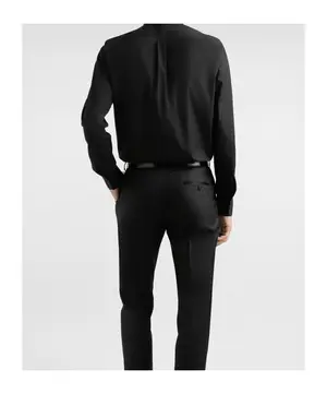 Dolce & Gabbana Dolce Gabbana Heraldic Patch Long-sleeved Shirt