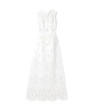 Dolce & Gabbana Dolce Gabbana Cut-out Detailed Midi Dress - White