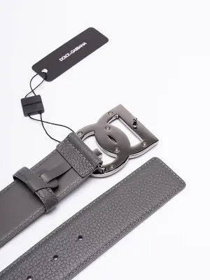 Dolce & Gabbana Logo-buckle Leather Belt