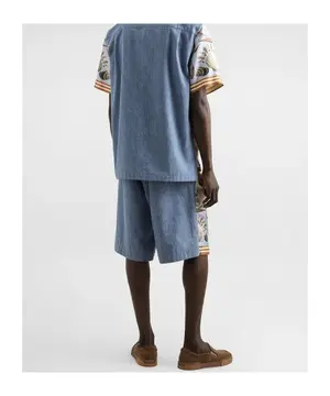 Dolce & Gabbana Cotton-silk Bermuda Shorts