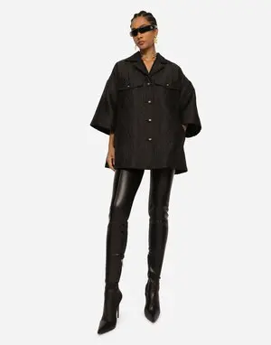 Dolce & Gabbana Floral-jacquard 3/4 Sleeves Jacket