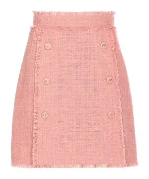 Dolce & Gabbana Dolce Gabbana Frayed Edge Mini Skirt