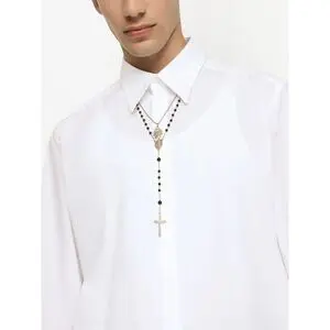 Dolce & Gabbana Dolce Gabbana Devotion Embellishment Pendant Necklace