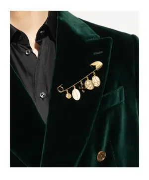 Dolce & Gabbana Dolce Gabbana Charm Detailed Brooch