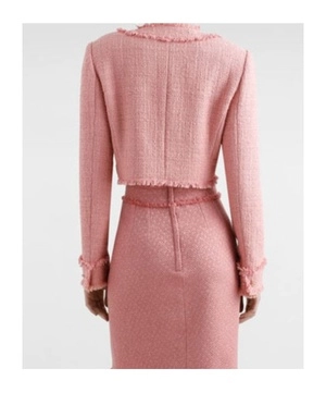 Dolce & Gabbana Dolce Gabbana Cropped Raschel Tweed Jacket
