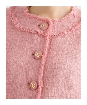 Dolce & Gabbana Dolce Gabbana Cropped Raschel Tweed Jacket