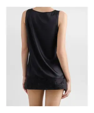Dolce & Gabbana Dolce Gabbana Logo Plaque Sleeveless Top