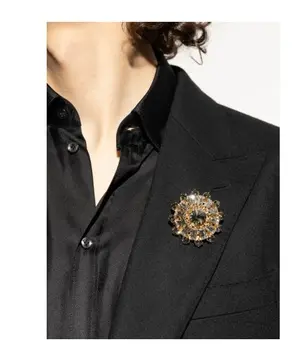 Dolce & Gabbana Dolce Gabbana Floral Motif Brooch