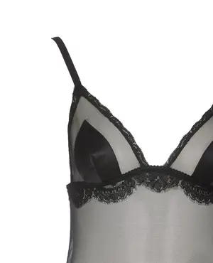 Dolce & Gabbana Dolce Gabbana Lace Tulle Bodysuit