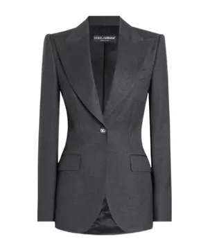 Dolce & Gabbana Single-breasted Blazer - Grey