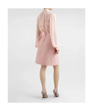 Dolce & Gabbana Bow-tie High-neck Blouse