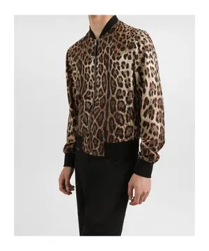 Dolce & Gabbana Print Bomber Jacket