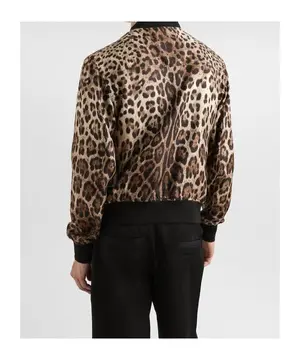 Dolce & Gabbana Print Bomber Jacket