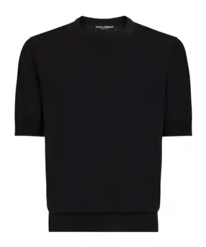Dolce & Gabbana Logo-embroidered T-shirt - Blue