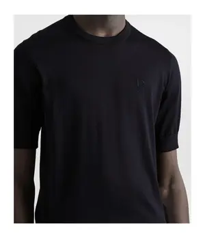 Dolce & Gabbana Logo-embroidered T-shirt - Blue