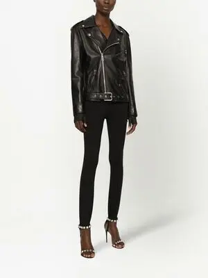 Dolce & Gabbana Dolce Gabbana Zipped Biker Jacket