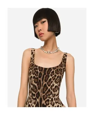 Dolce & Gabbana Leopard Print Minidress