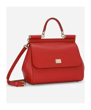 Dolce & Gabbana Dolce Gabbana Sicily Large Tote Bag - Red