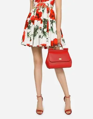 Dolce & Gabbana Dolce Gabbana Sicily Large Tote Bag - Red